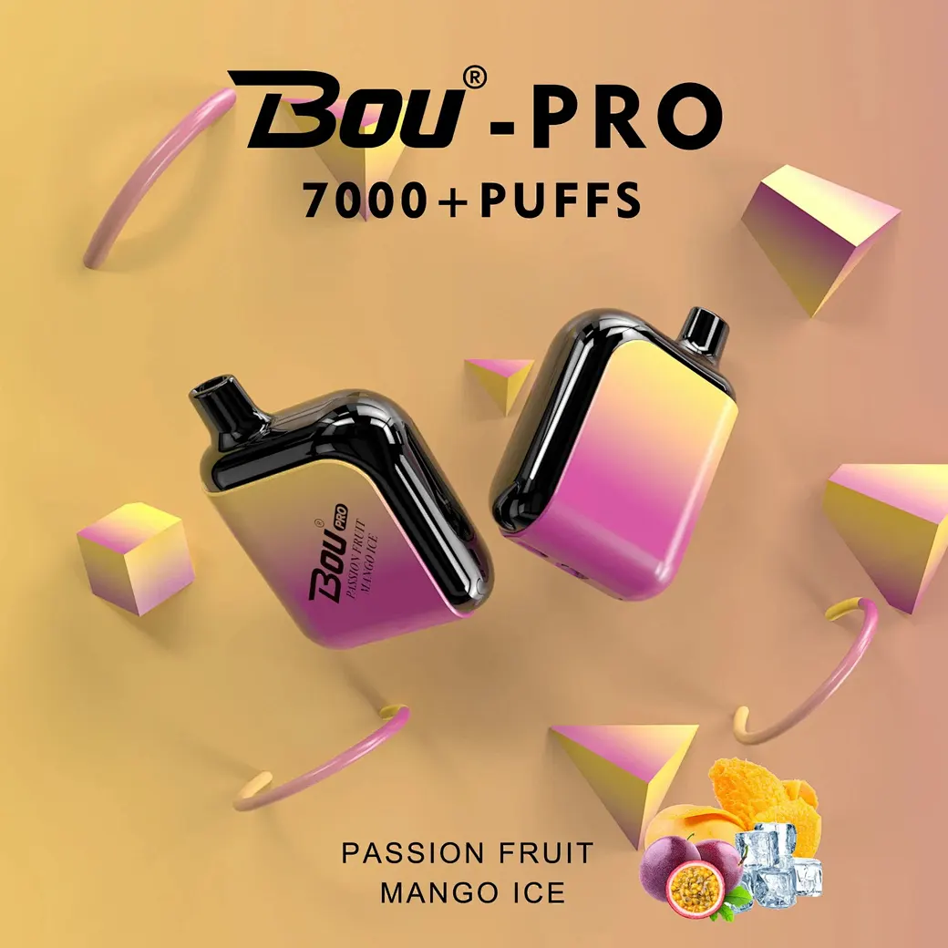 Bou Pro 7000 Puff Crystal Disposable Vape - 7000 Puffs, Mesh Coil, 13 ...
